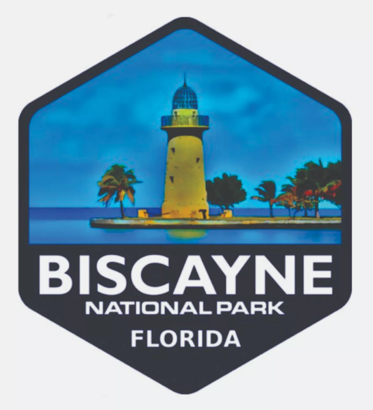 Biscayne National Park Sticker Florida National Park Decal / Sticker ...