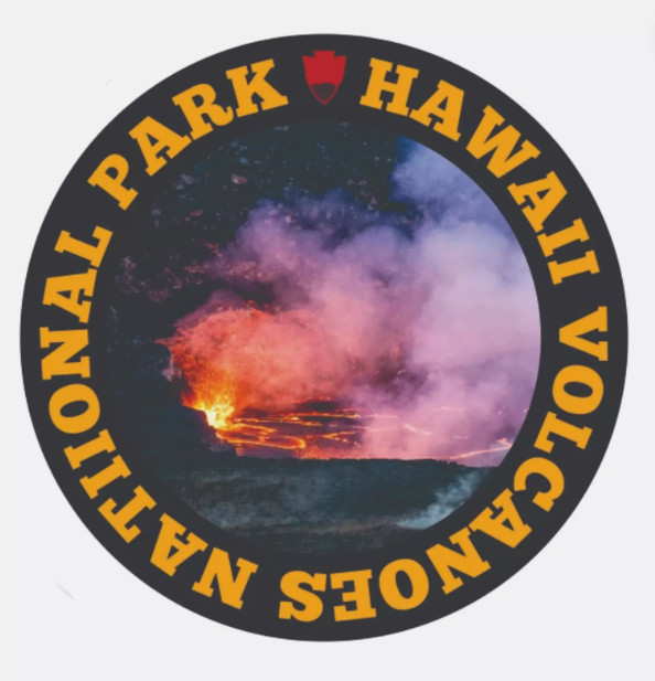 Hawaii Volcanoes National Park Sticker Hawaii National Park Decal ...