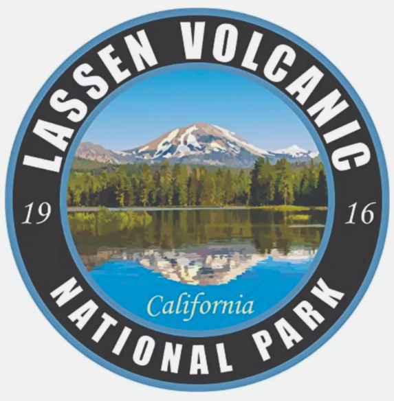 Lassen Volcanic National Park Sticker California National Park Decal ...