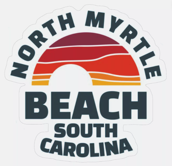 North Myrtle Beach South Carolina Sticker Decal – Lakeside Graphics