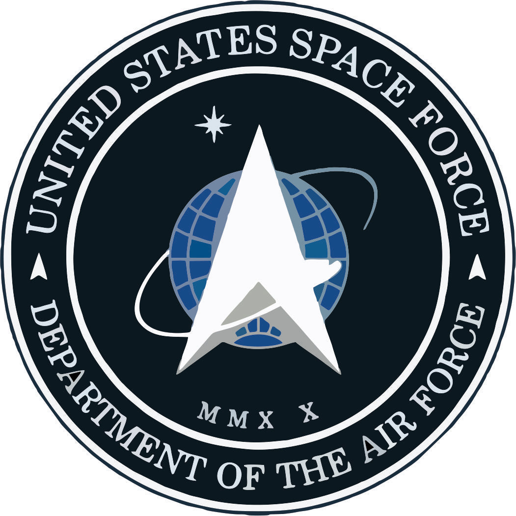 Space Force Emblem - Military Bumper Sticker / Decal – Lakeside Graphics