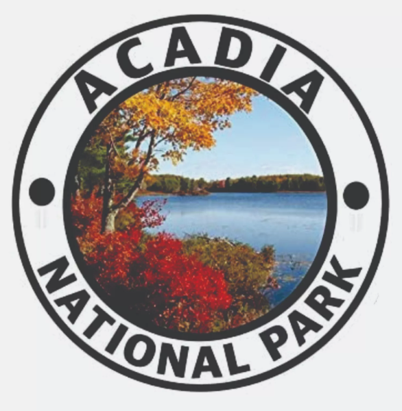 Acadia National Park Sticker Maine National Park Decal / Sticker ...