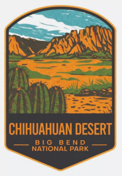 Big Bend National Park Sticker Texas National Park Decal / Sticker ...