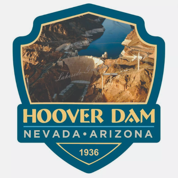 Hoover Dam Sticker Lake Mead Decal Nevada - Arizona – Lakeside Graphics