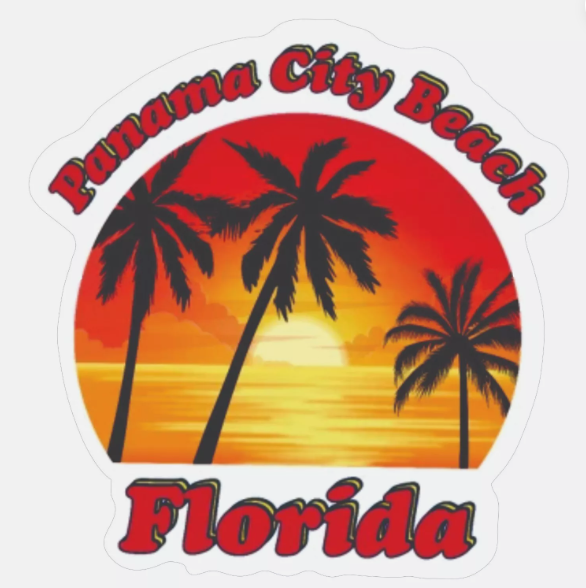 Panama City Beach Florida Sticker Decal – Lakeside Graphics