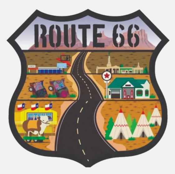 Route 66 Sticker Decal Bumper Sticker – Lakeside Graphics