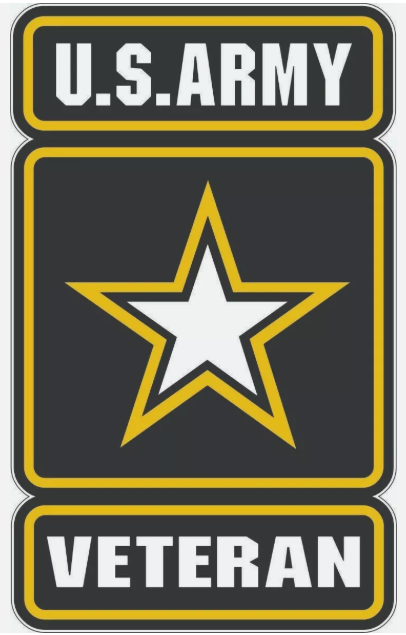 US Army Veteran Military Bumper Sticker / Decal – Lakeside Graphics